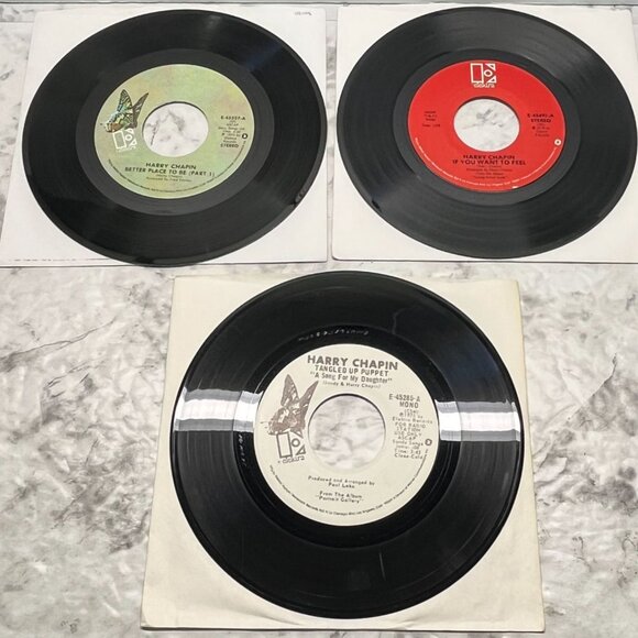 Media | Harry Chapin 45 Record Lot Of 3 Rock Folk Tangled Up Puppet If ...
